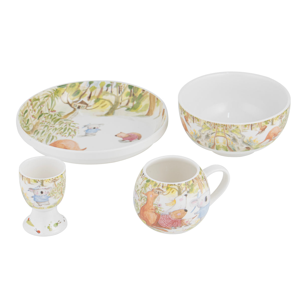 Barney Gumnut Bushland 4 Piece Kids Set – The Gymea Lily