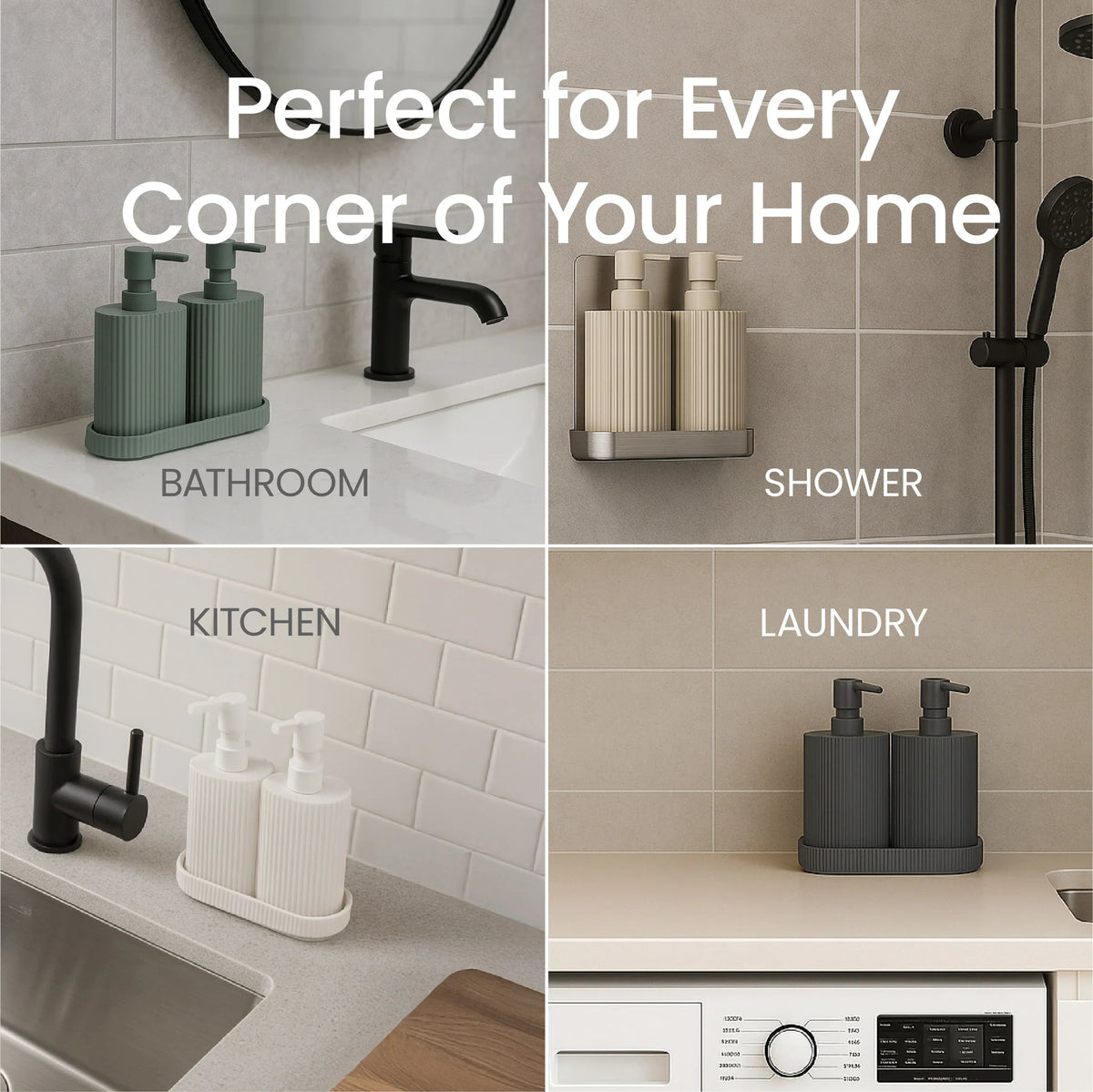 Eco Basics Wash Station Duo Graphite – The Gymea Lily