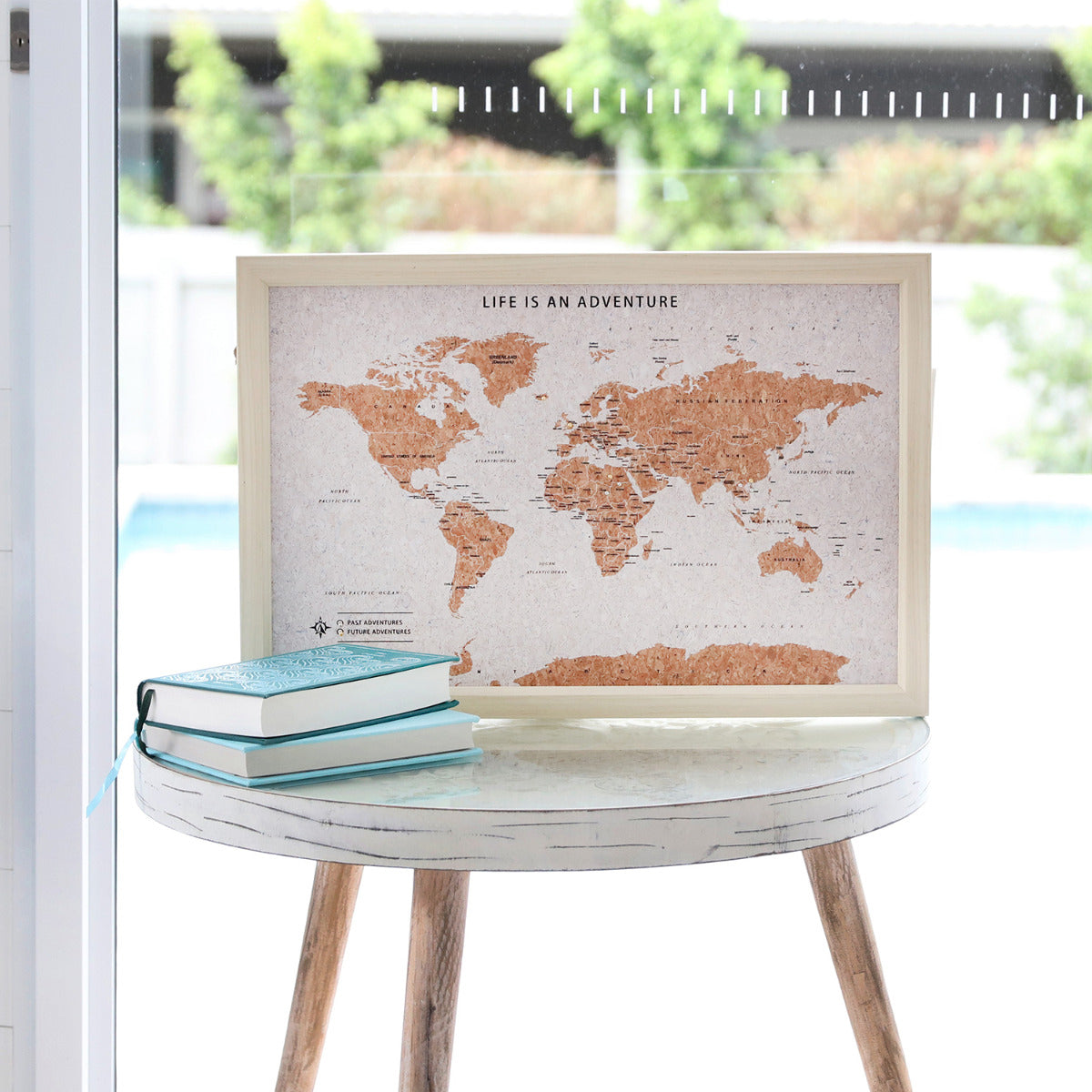 Travel Board World Small Map – The Gymea Lily