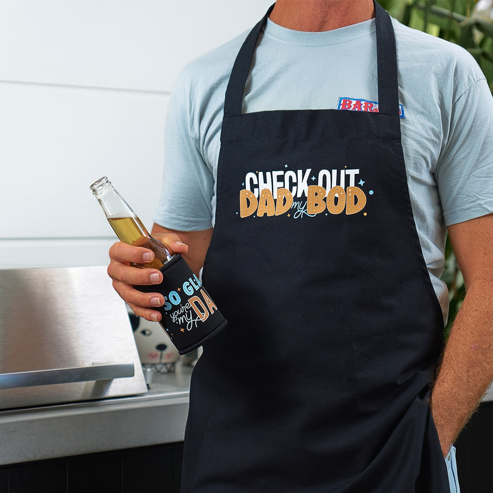 Apron "Check Out My Dad Bod" | Gymea Lily – The Gymea Lily