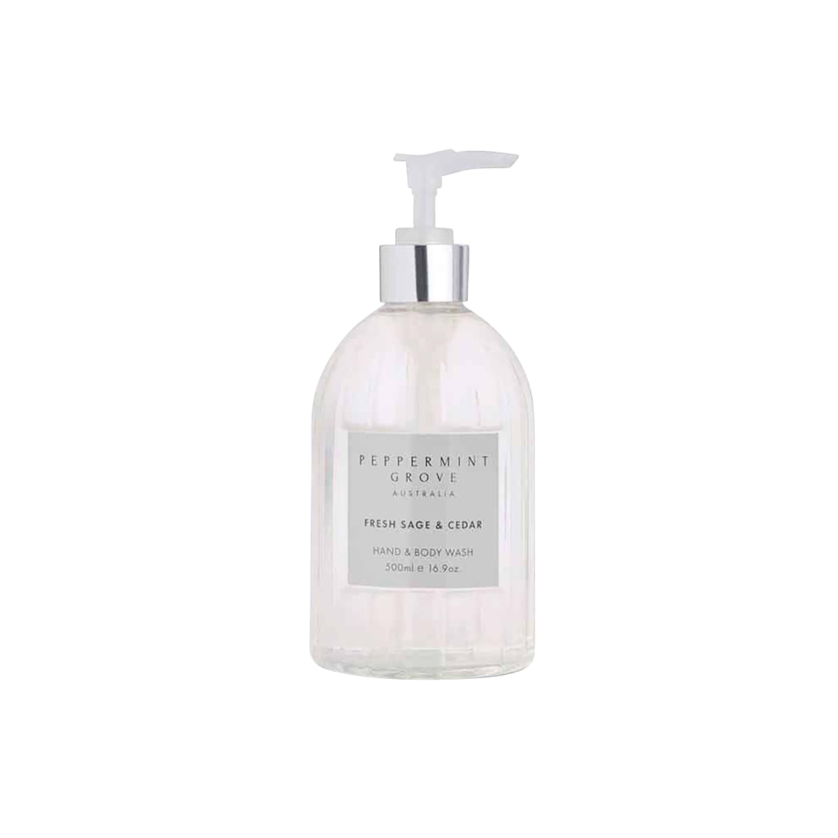 Peppermint Grove Fresh Sage And Cedar Hand And Body Wash 500ml Gymea Lily